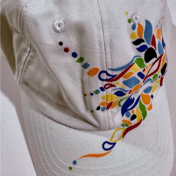Slazenger | Accessories | Slazenger White Cap With Colorful Design ...